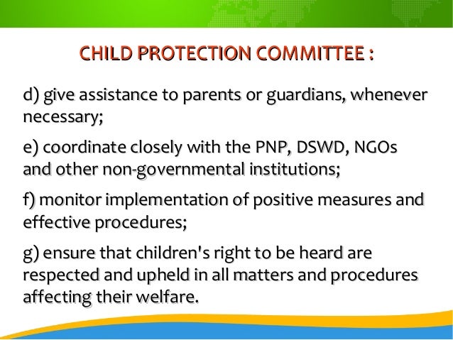 Child protection policy