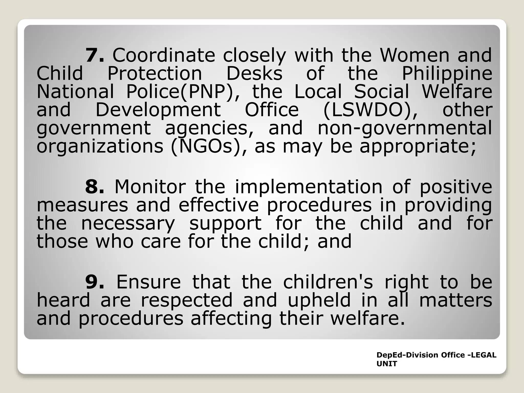 Child protection policy | PPTX
