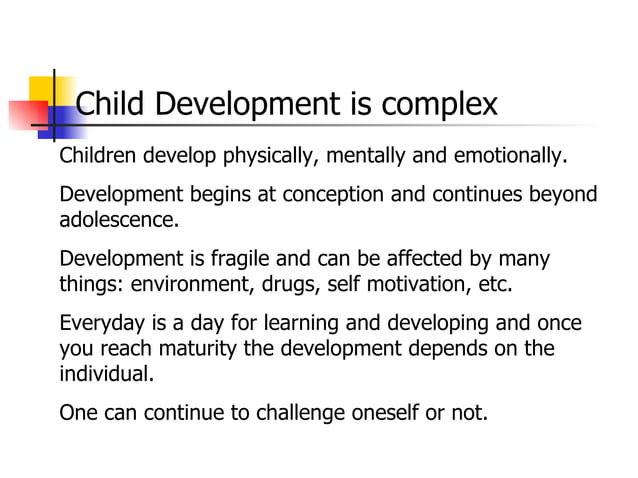 Child Psychology Presentation2 | PPT