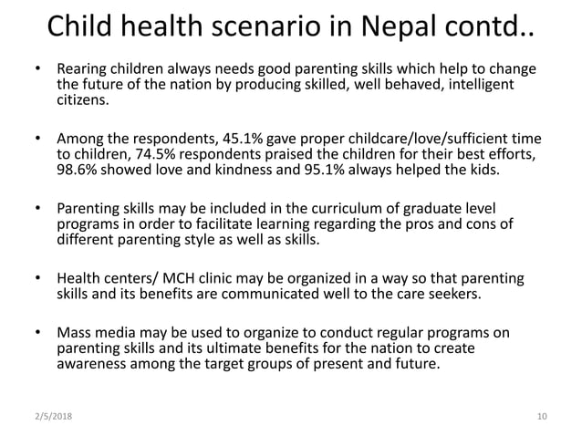 Child rearing practices in nepal | PPTX | Parenting Babies and Toddlers ...