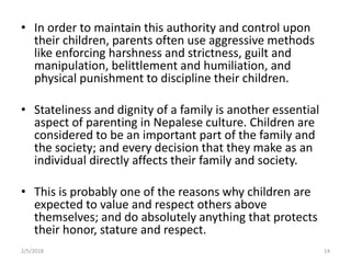 Child rearing practices in nepal | PPTX