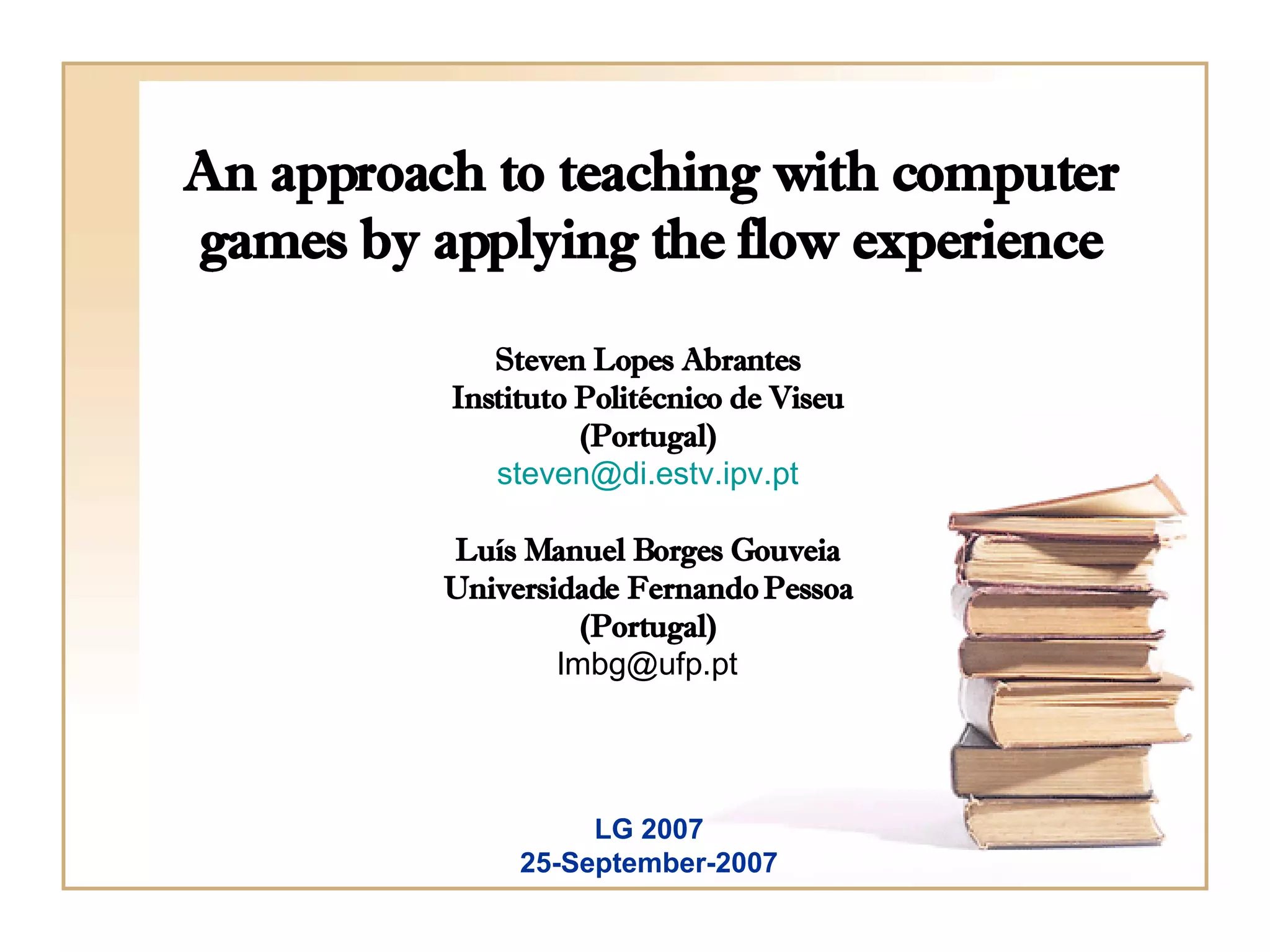 Children and the use of computer games | PPT
