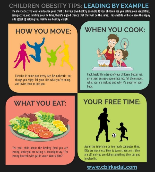 Children Obesity Tips: Leading By Example