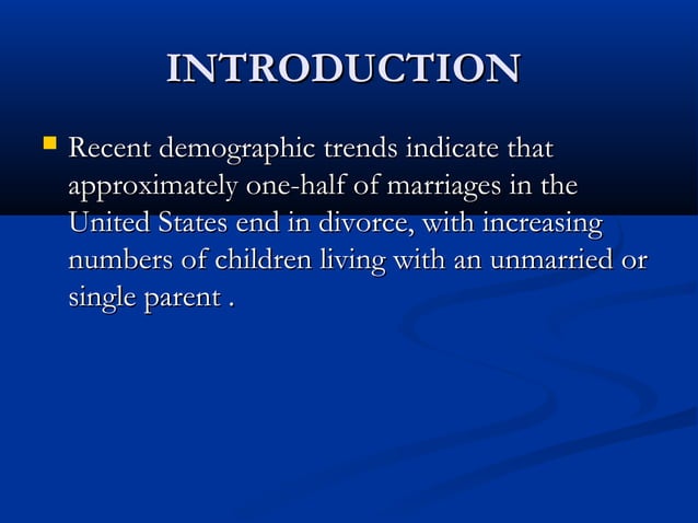 Children and divorce | PPT
