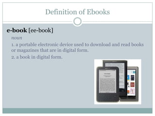 Children and ebooks | PPT