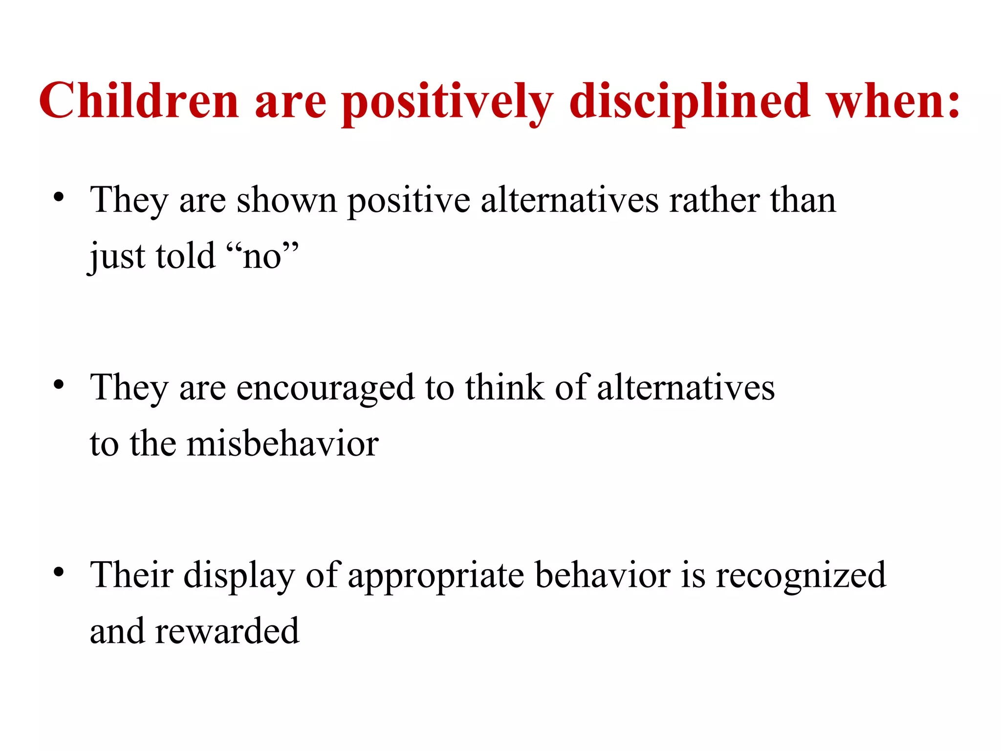Children and self discipline | PPT