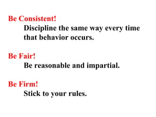 Children and self discipline | PPT