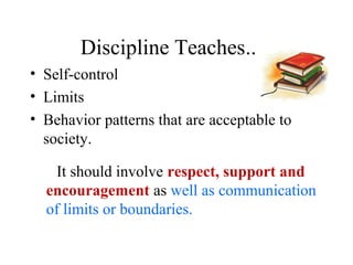 Children and self discipline | PPT
