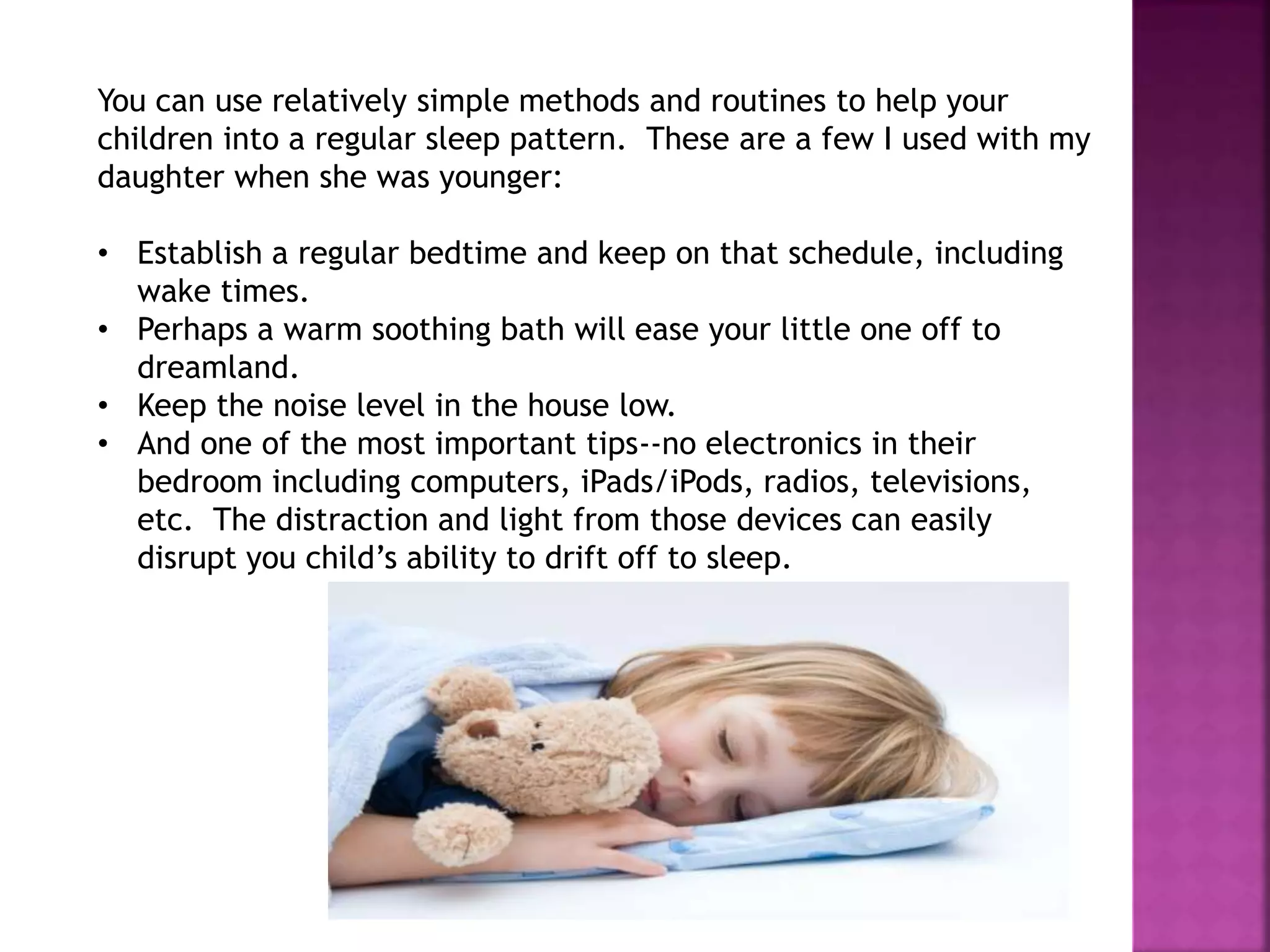 Children and sleep | PPTX
