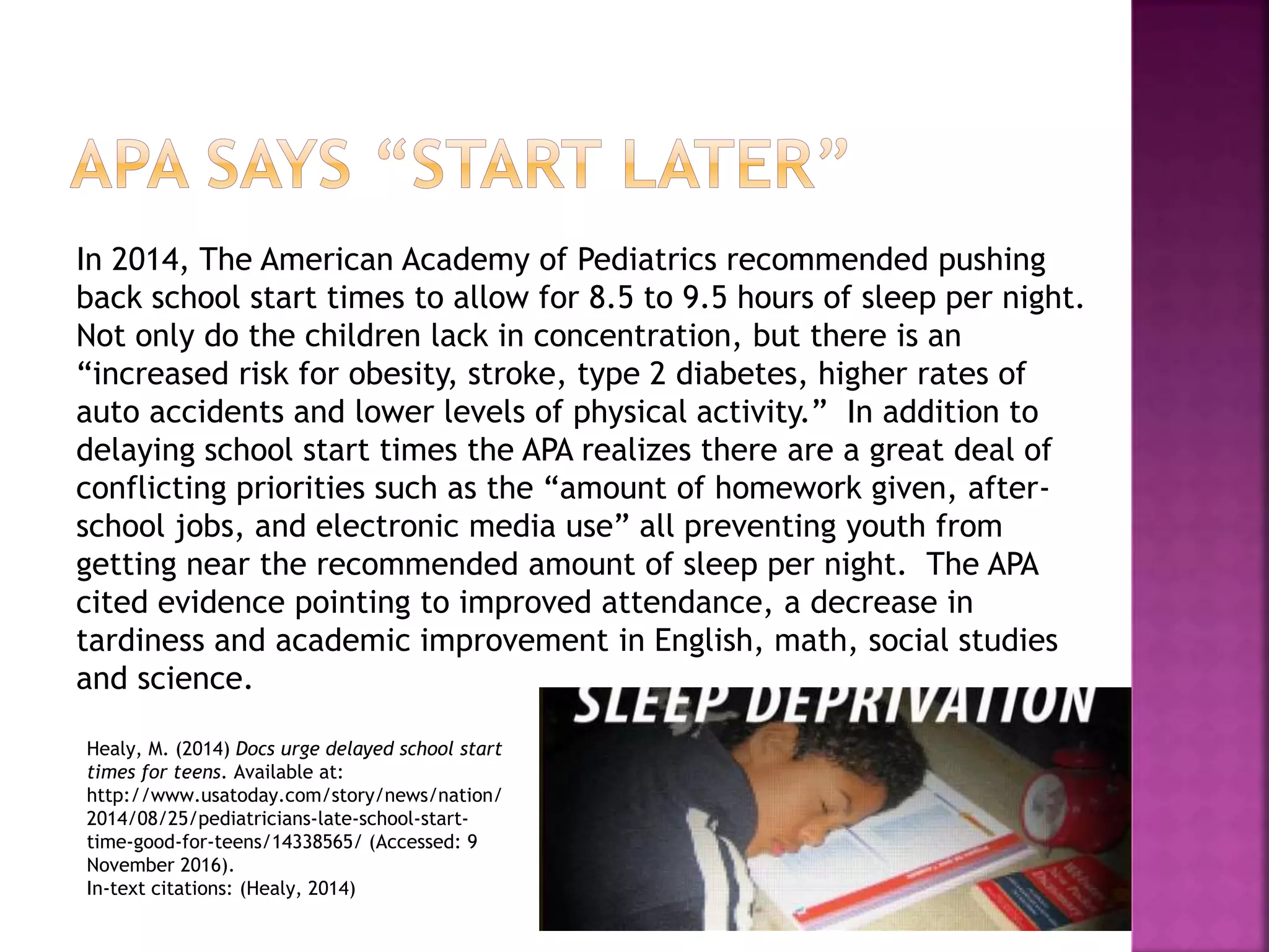 Children and sleep | PPTX