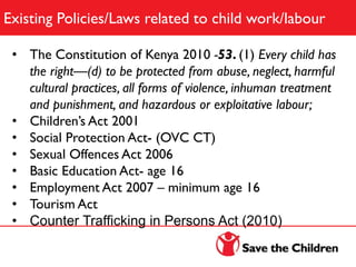 Policy and Practice on Child Labour in Kenya | PDF