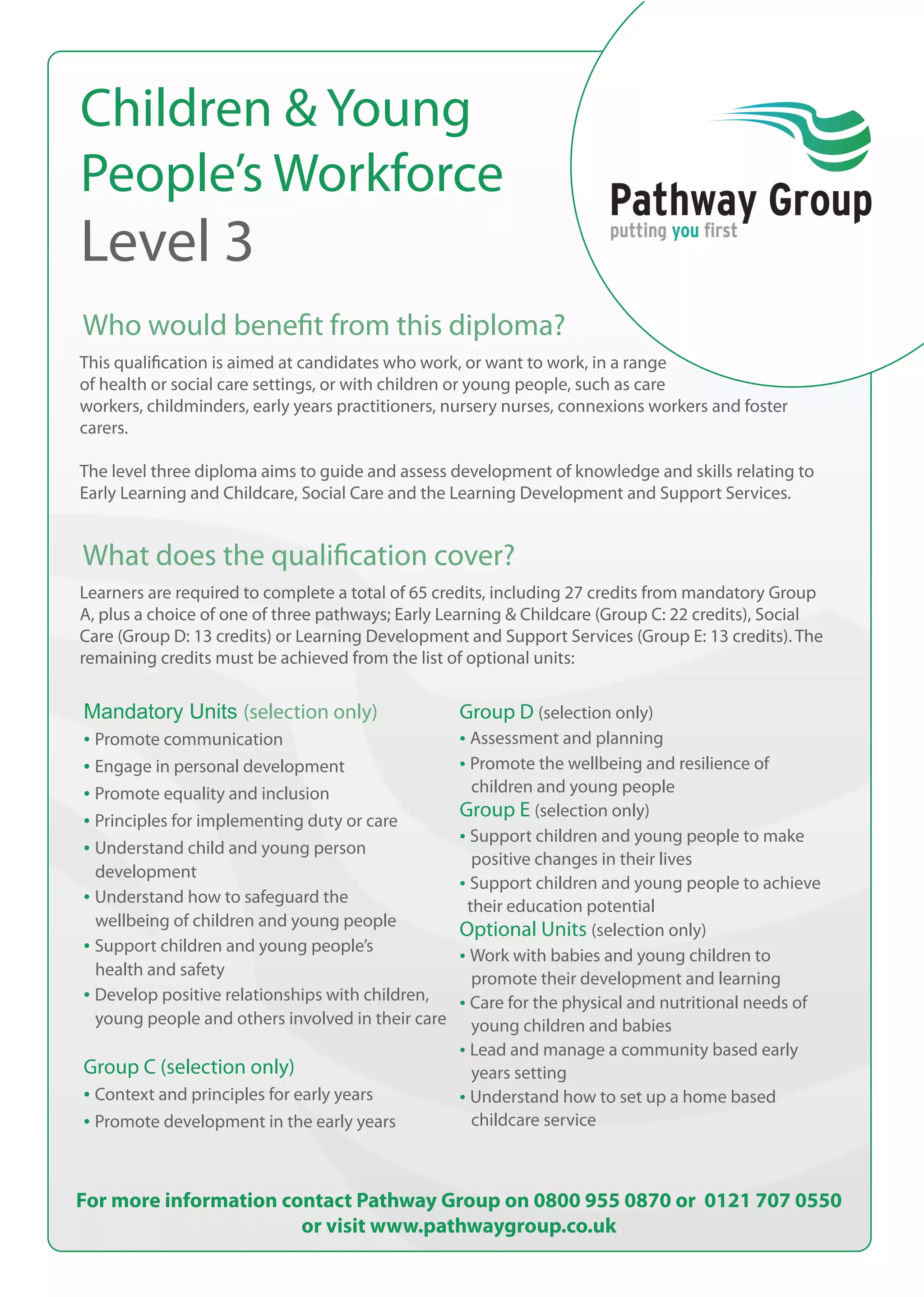 Children And Young Peoples Workforce | PDF