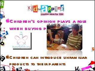 Children as target audience | PPT | Children\'s Games and Toys | Shopping