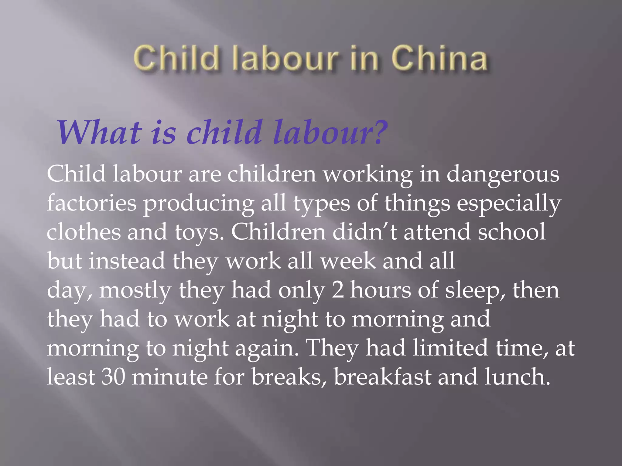Children at school & child labour | PPTX