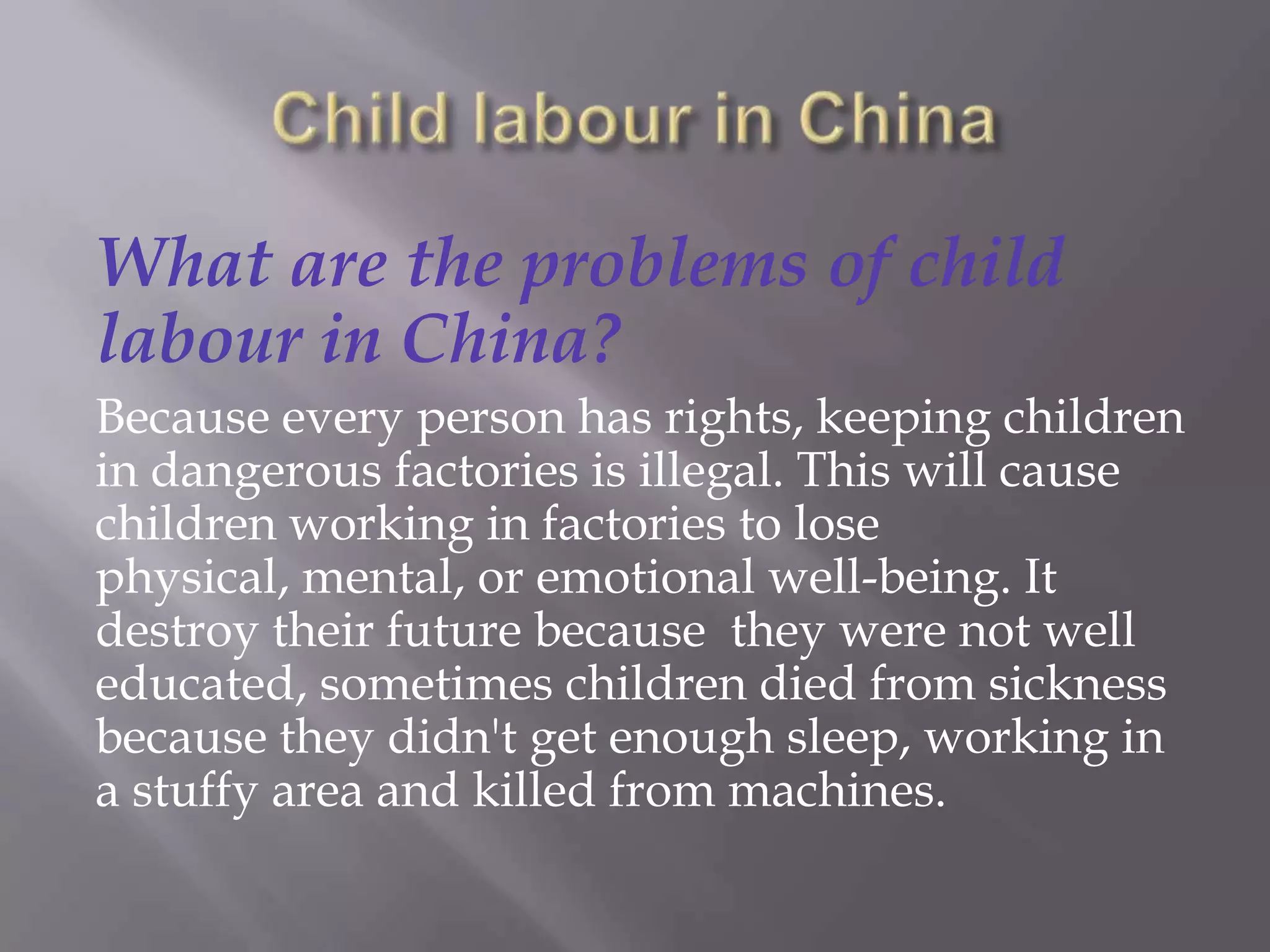 Children at school & child labour | PPTX