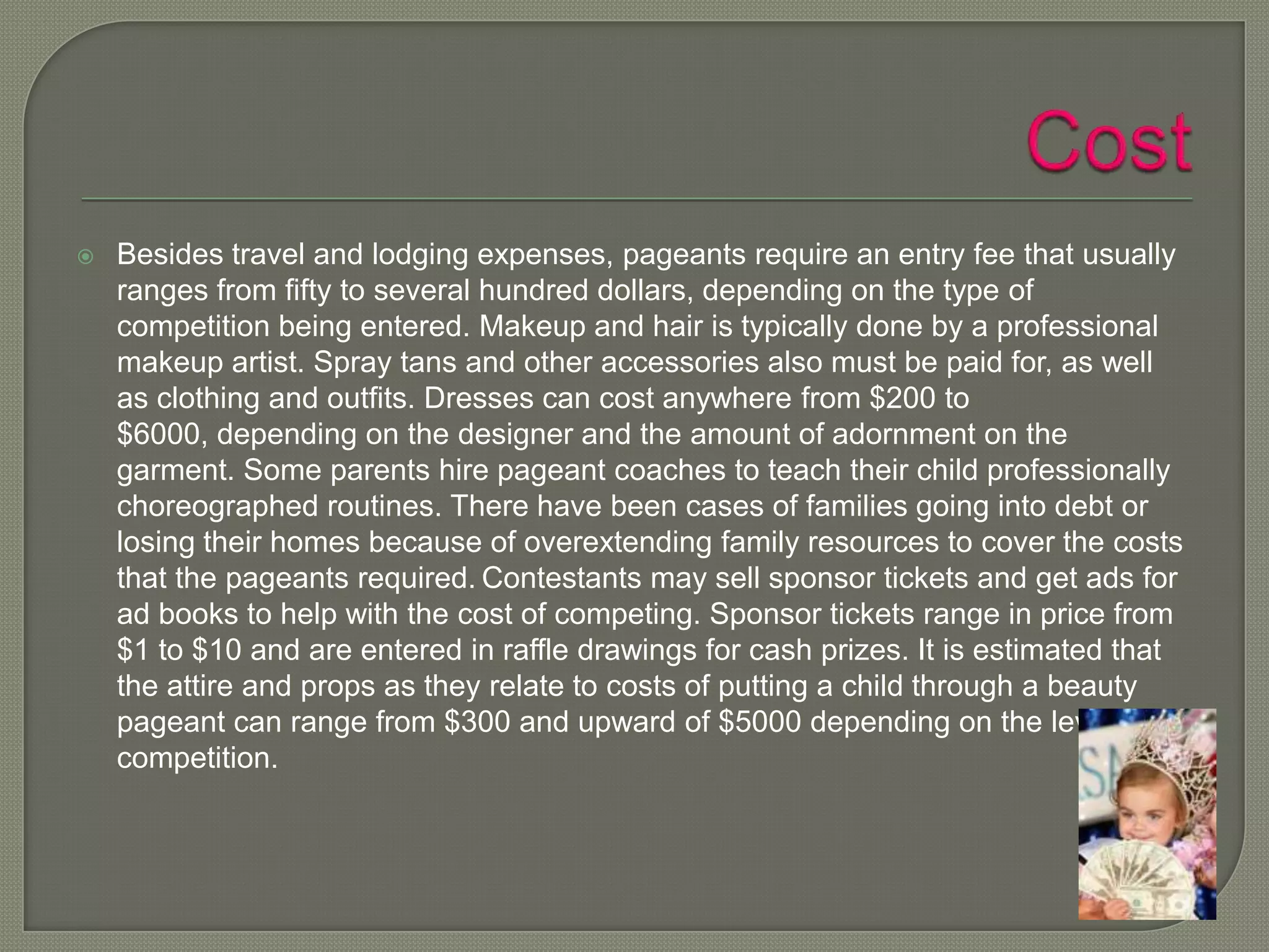 Children & beauty pageants | PPTX