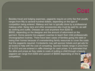 Children & beauty pageants | PPTX