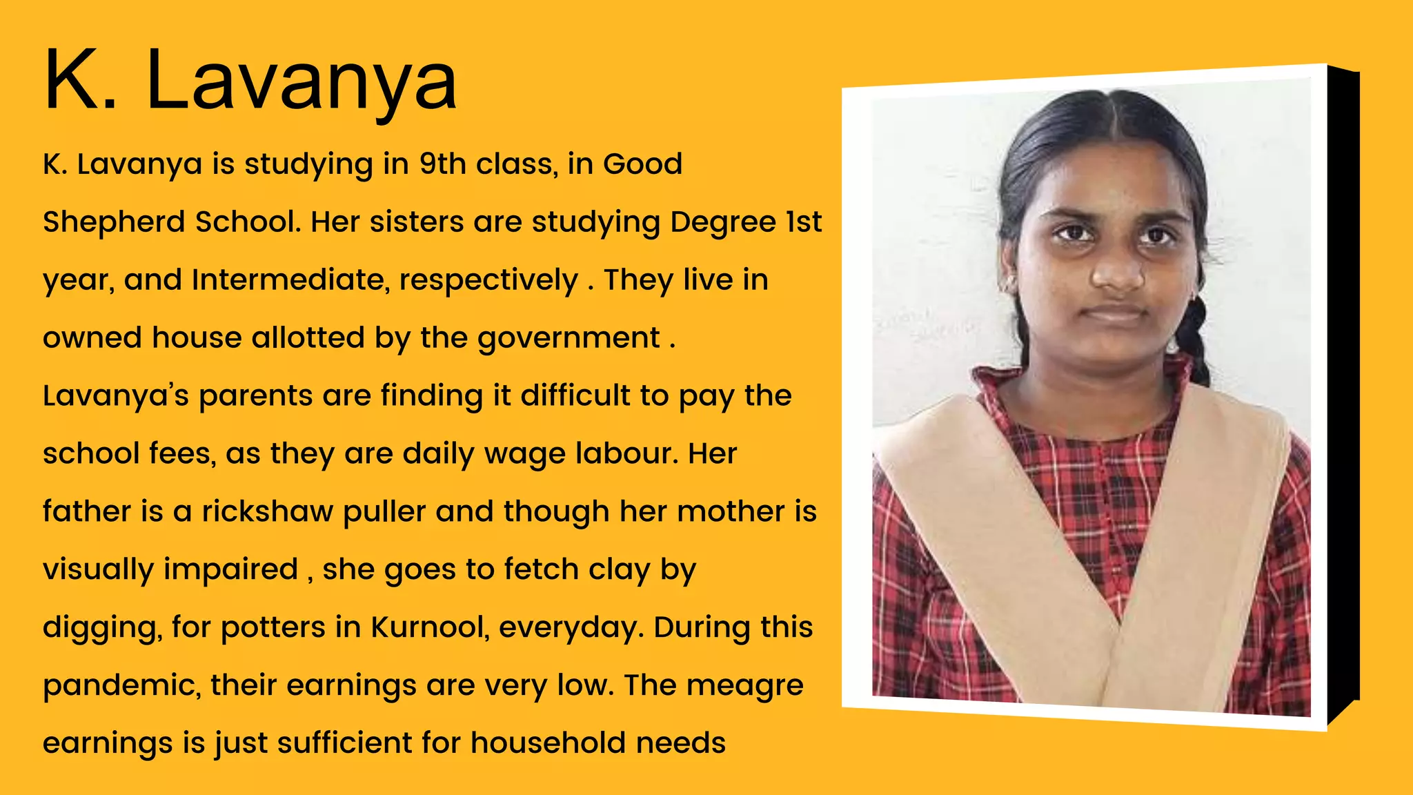 Children for education sponsorship | Roopa | Hari Laxman Goud ...