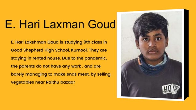 Children for education sponsorship | Roopa | Hari Laxman Goud ...