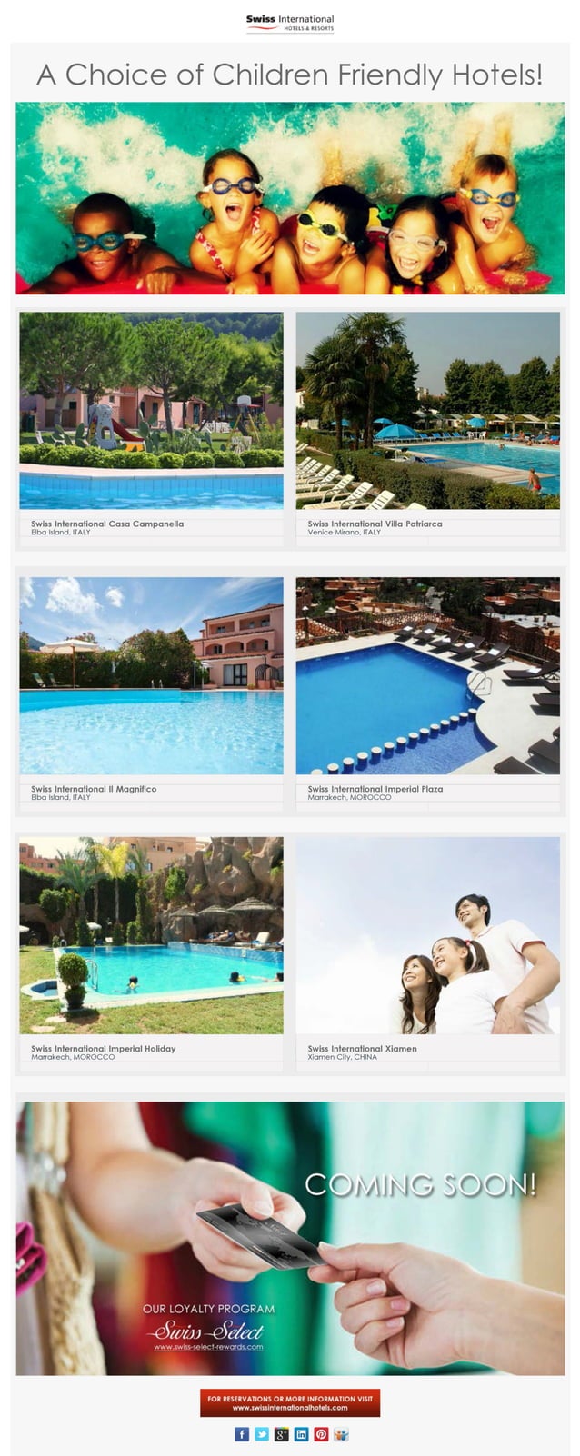 Children Friendly Hotels - Swiss International Hotels and Resorts! | PDF