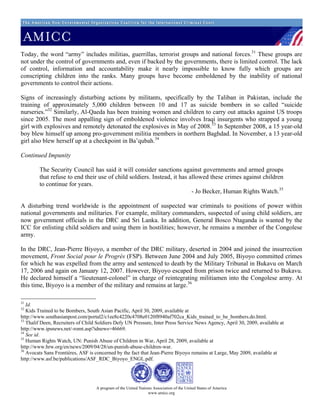 Children In Armed Conflict | PDF