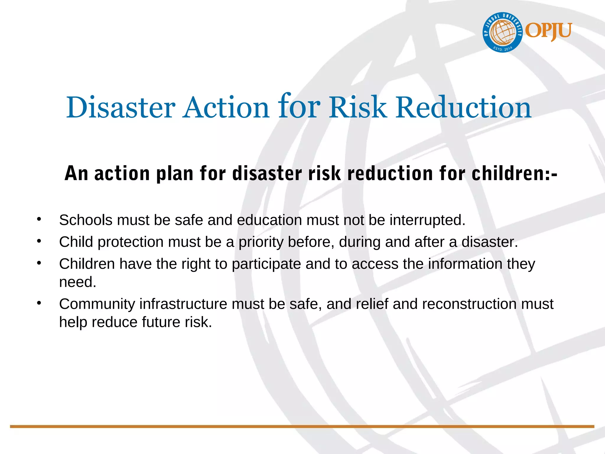 Children in disaster and emergency | PPT