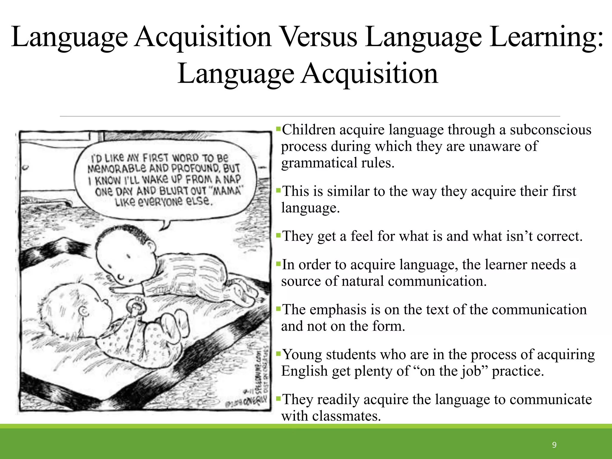 Children Learning A Foreign Language | PPTX