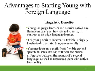 Children Learning A Foreign Language | PPTX