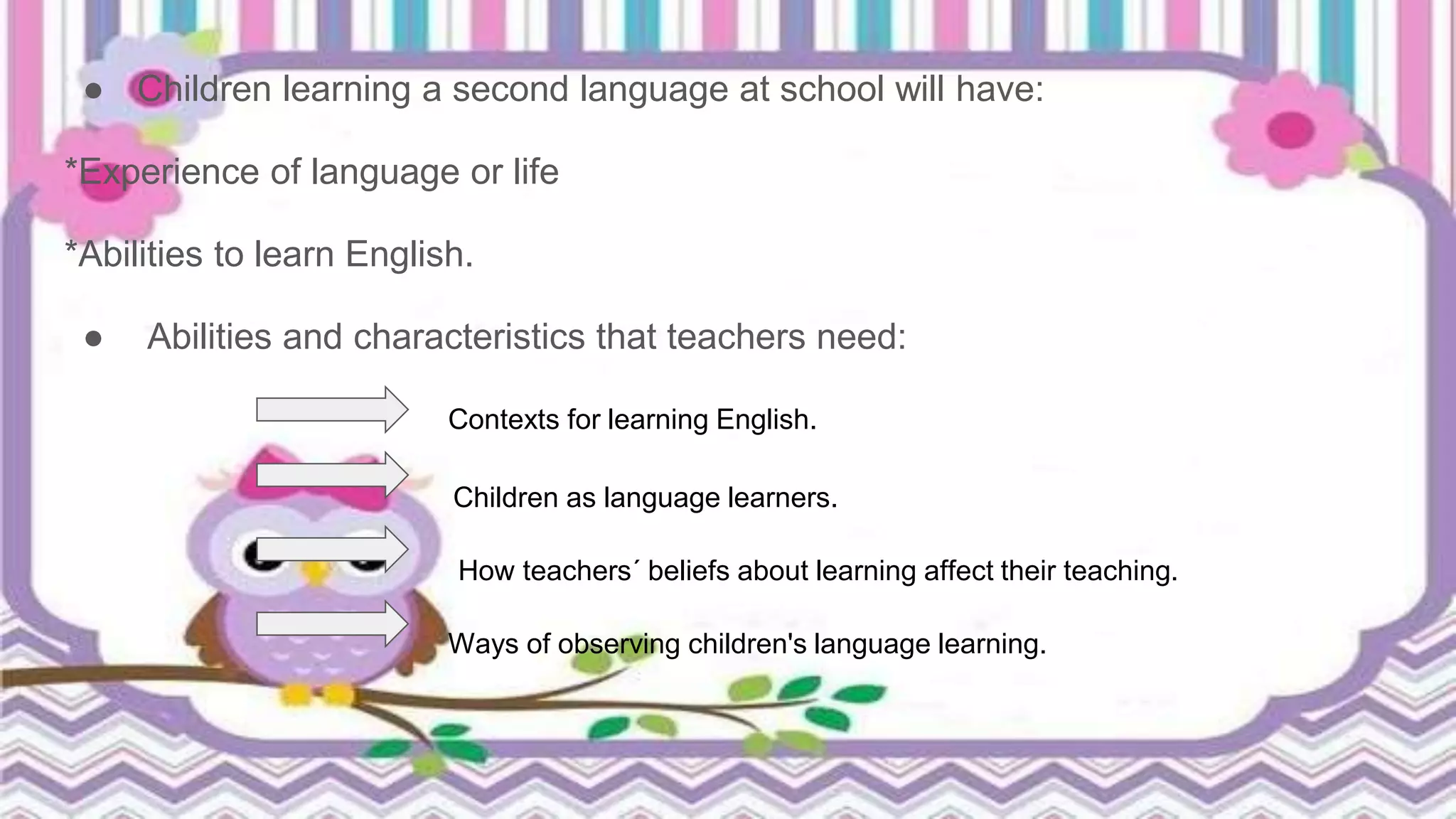 Children learning english | PPTX