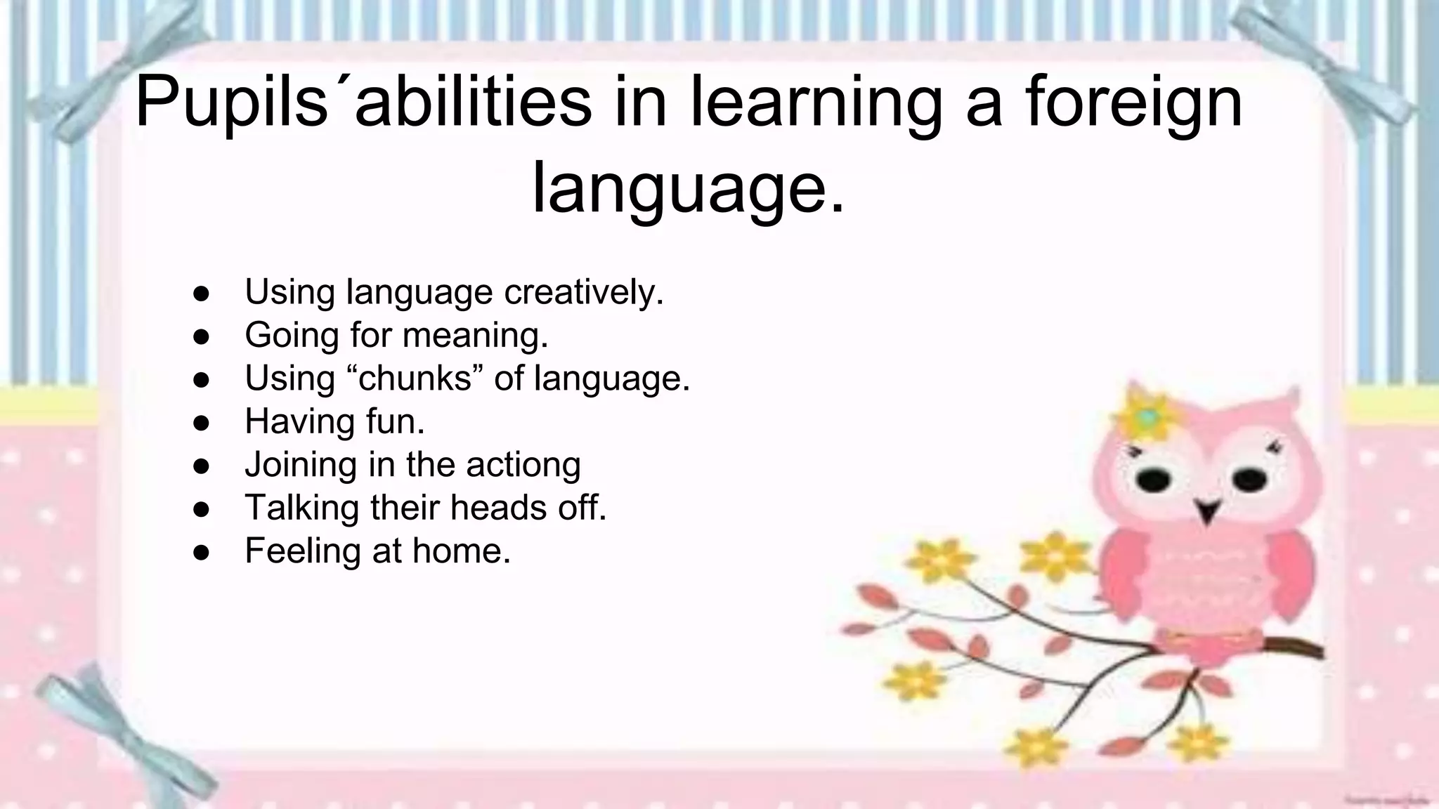 Children learning english | PPTX