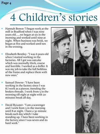 Children of the Industrial Revolution | PPTX