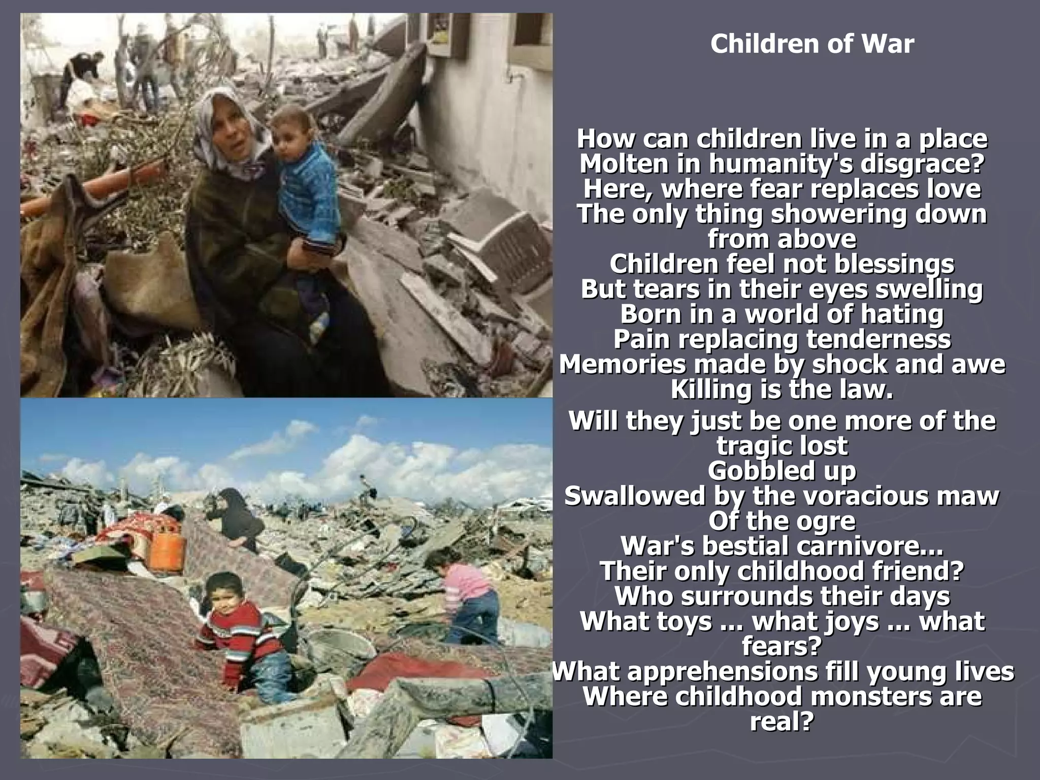 Children of war | PPT