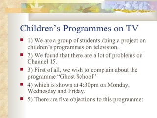 Children programmes on tv | PPT