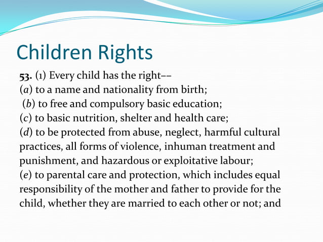 Children Protection Presentation at AIC KILIFI | PPT