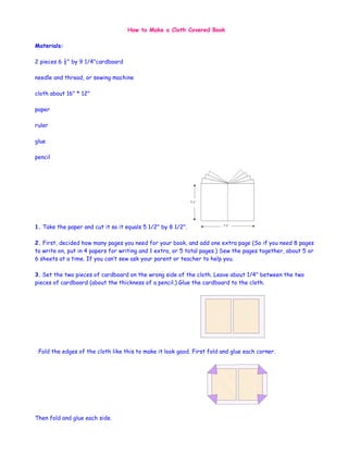 Children's Picture Storybook Assignment | DOCX