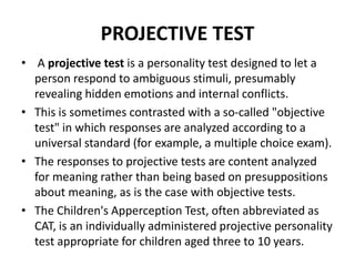Children's apperception test | PPT
