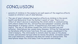 Children's Behavioral Problems Due to The Use of smartphone. | PPT