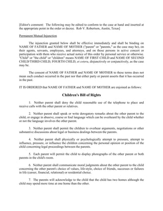 Children'sbillofrights | PDF