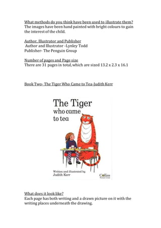 Childrens book research | DOCX