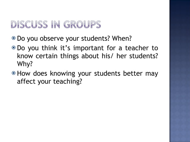 Children’s characteristics session 1 | PPT