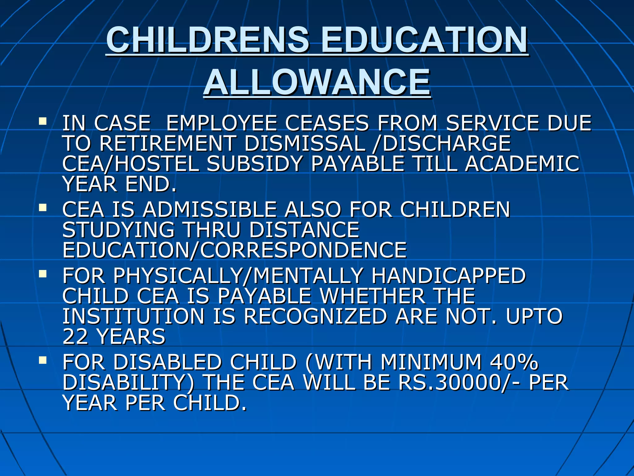 Childrens education allowance | PPT