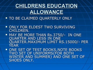 Childrens education allowance | PPT