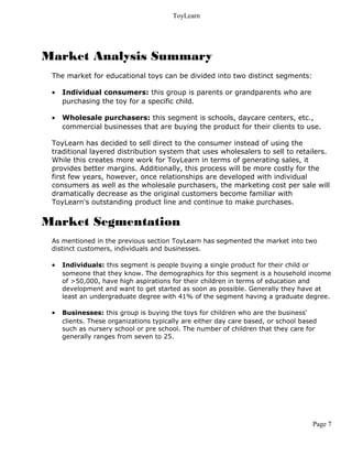 Childrens educational toys_business_plan | DOC