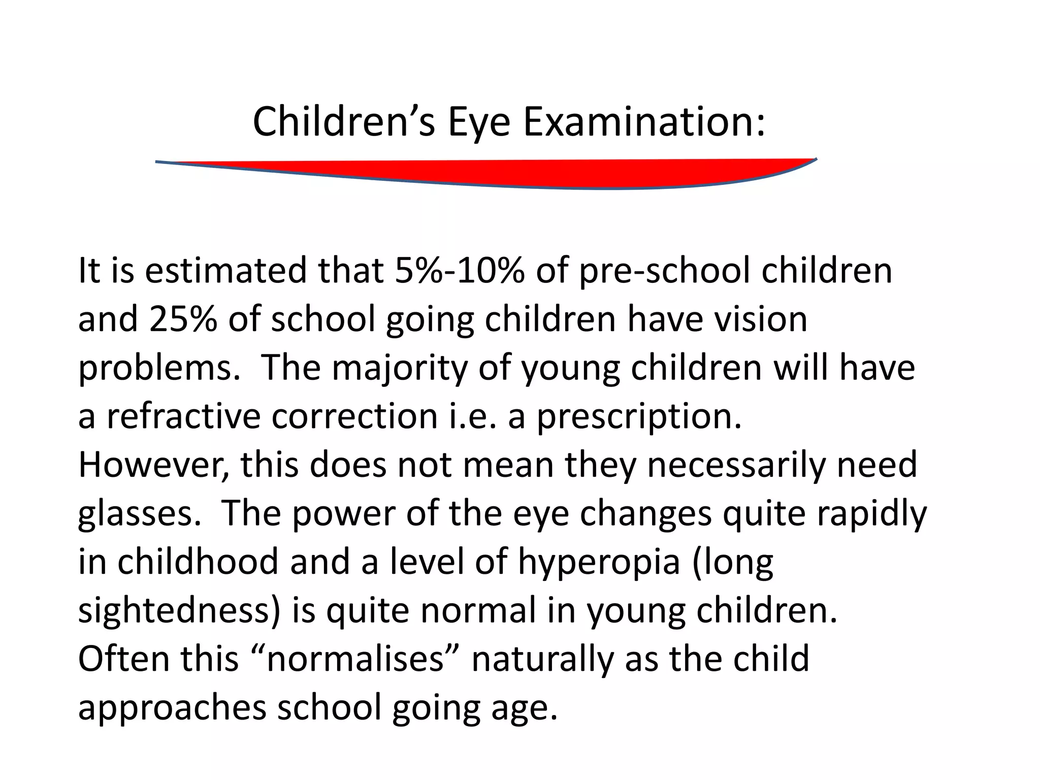 Children's eye care | PPTX