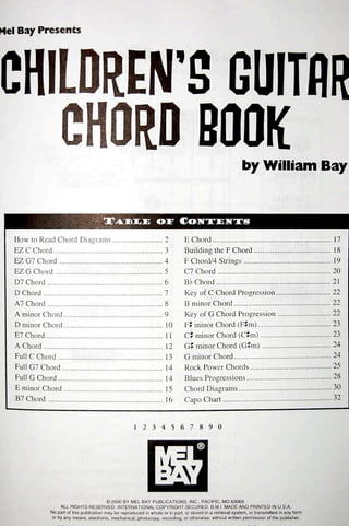 Children's guitar chord book | PDF