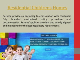 Children's homes policies | PPT