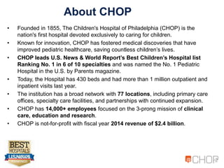 Childrens Hospital of Philadelphia intranet case study at the Intranet ...