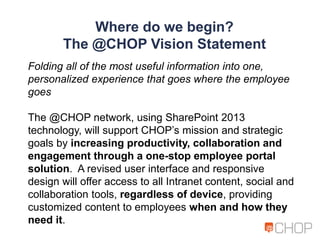 Childrens Hospital of Philadelphia intranet case study at the Intranet ...