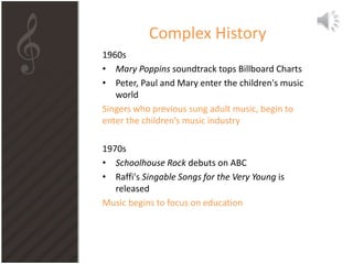 Children’s music genre analysis | PPT