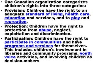 Children’s Rights power point presentation | PPTX
